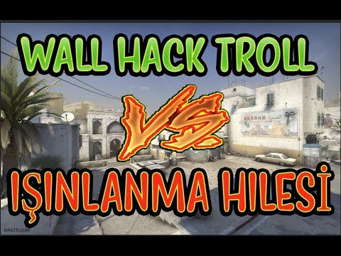 WALL HACK LE TROLLEDİM KAFAYI YEDİ!! Hile Savaşları (CS:GO)