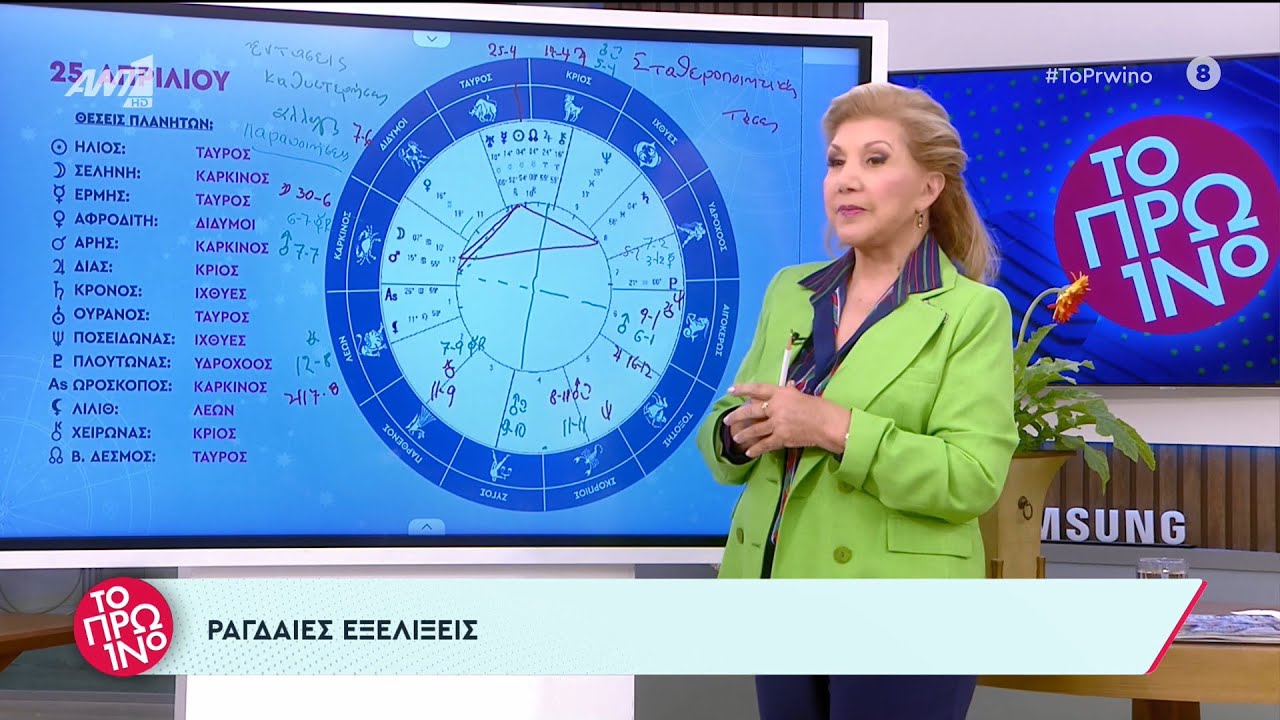Αστρολογία – Το Πρωινό – 25/04/2023 - YouTube