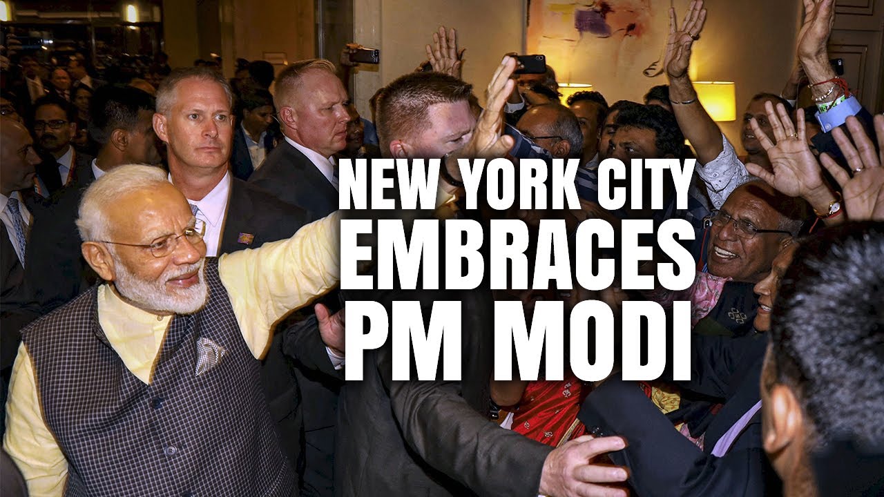 PM Modi arrives to a warm welcome in New York City | PM Modi US visit ...