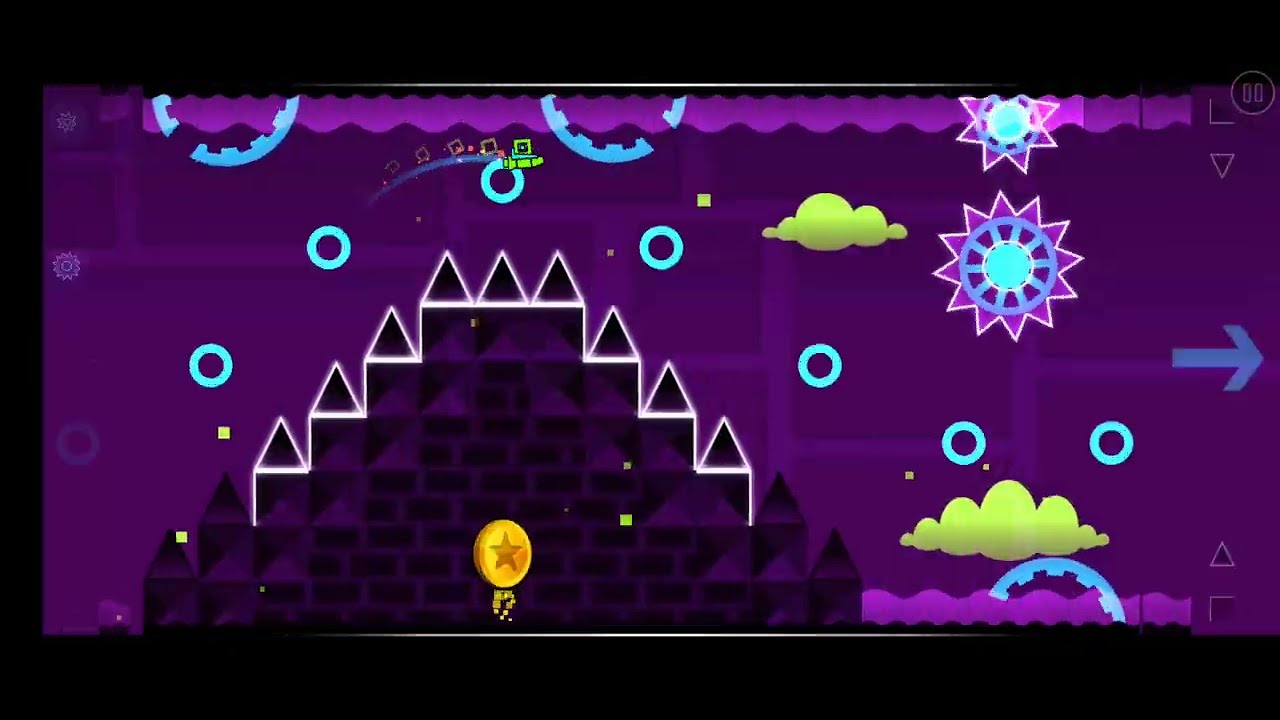 How to get first coin in Electroman Adventures (Geometry Dash) - YouTube