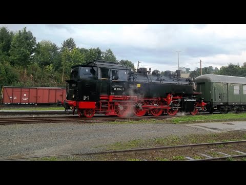 86 1744-1 der PRESS am Abend des 7. September 2022 im Bahnhof Cranzahl