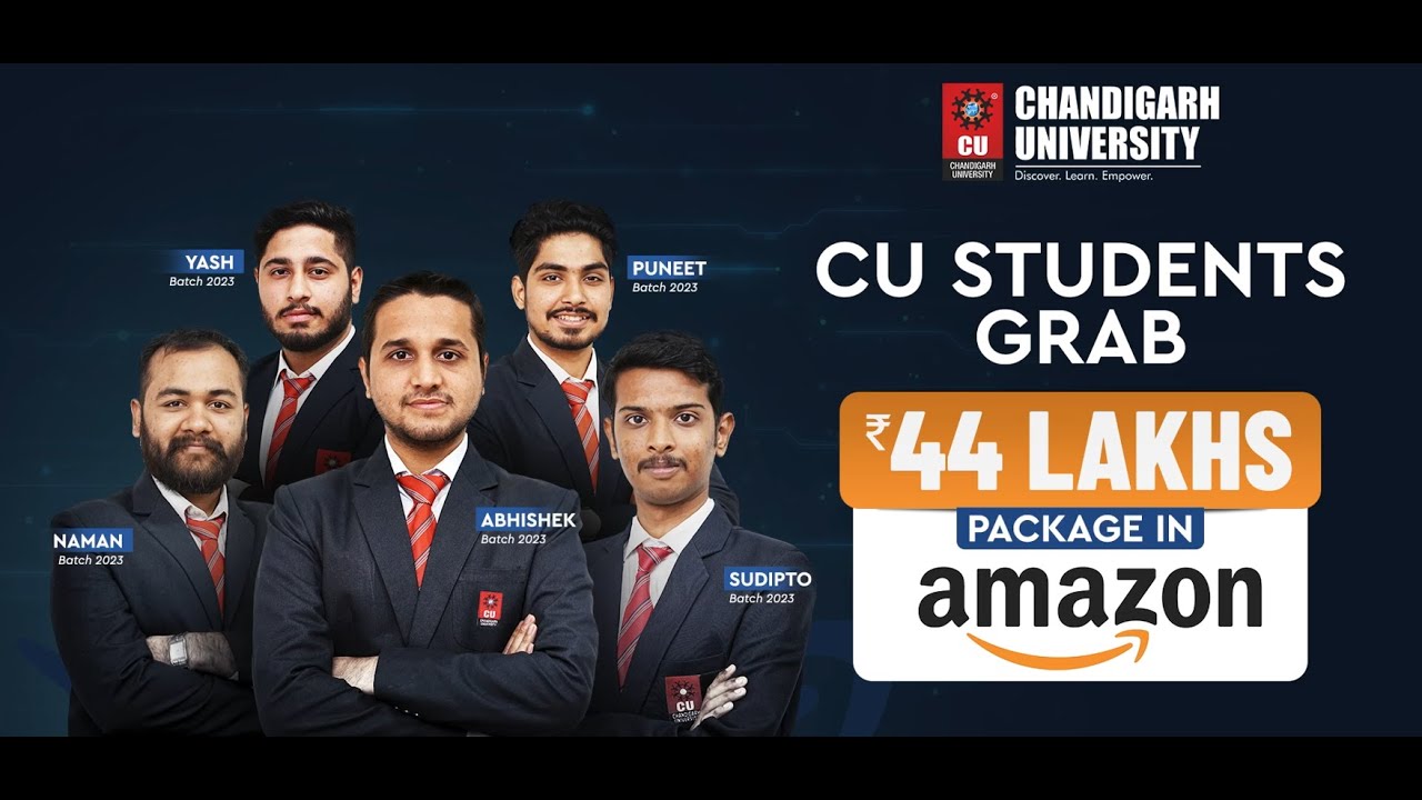 CU students grab 44 Lacs Package in Amazon - YouTube