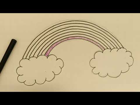 How to Draw a Rainbow 🌈 Easy Step by Step for Kids & Beginners