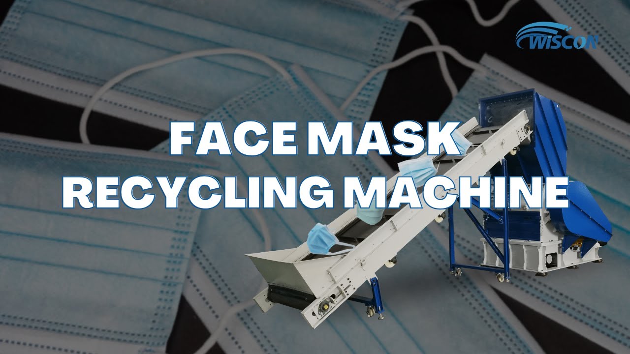 Face Mask Granulator - Mask Recycling Machine - YouTube