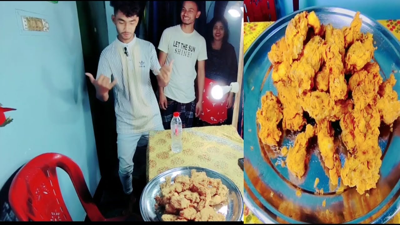 KFC Eating Show, KFC Eating Challenge, KFC Eating Competition, R+B Vlog ...