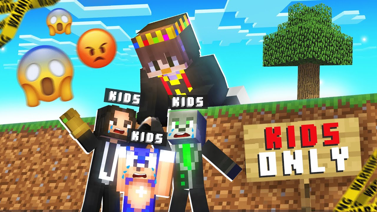 I Secretly Joined a 'KIDS ONLY' Minecraft Server To SAVE Kids! - YouTube