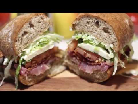 CWC05: Homemade Ciabatta Bread and Italian BLT Sandwich! - YouTube