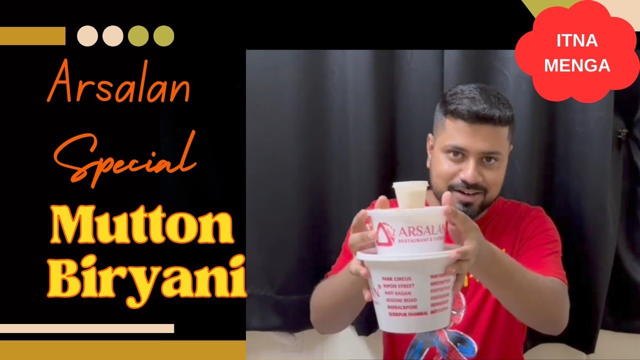 Arsalan Special Mutton Biryani | Kolkata Most Famous Biryani | Savory ...