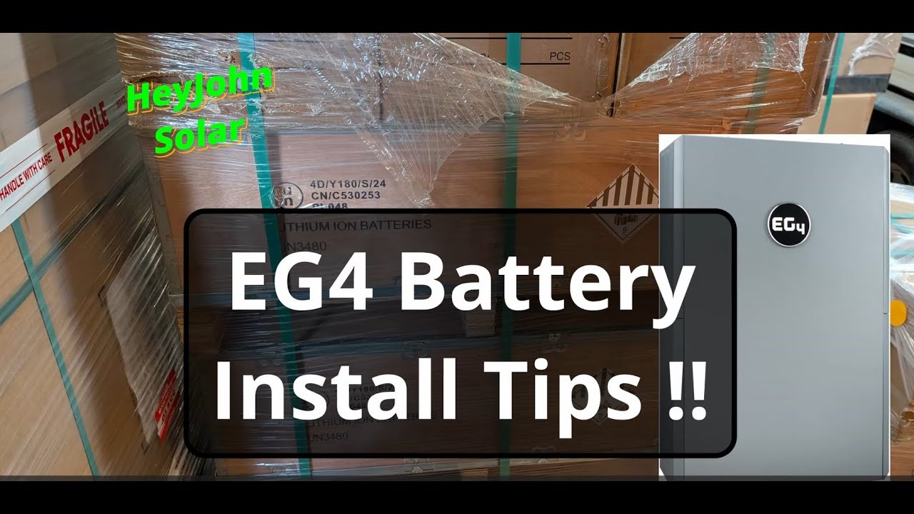 EG4 Battery Install Tips - YouTube