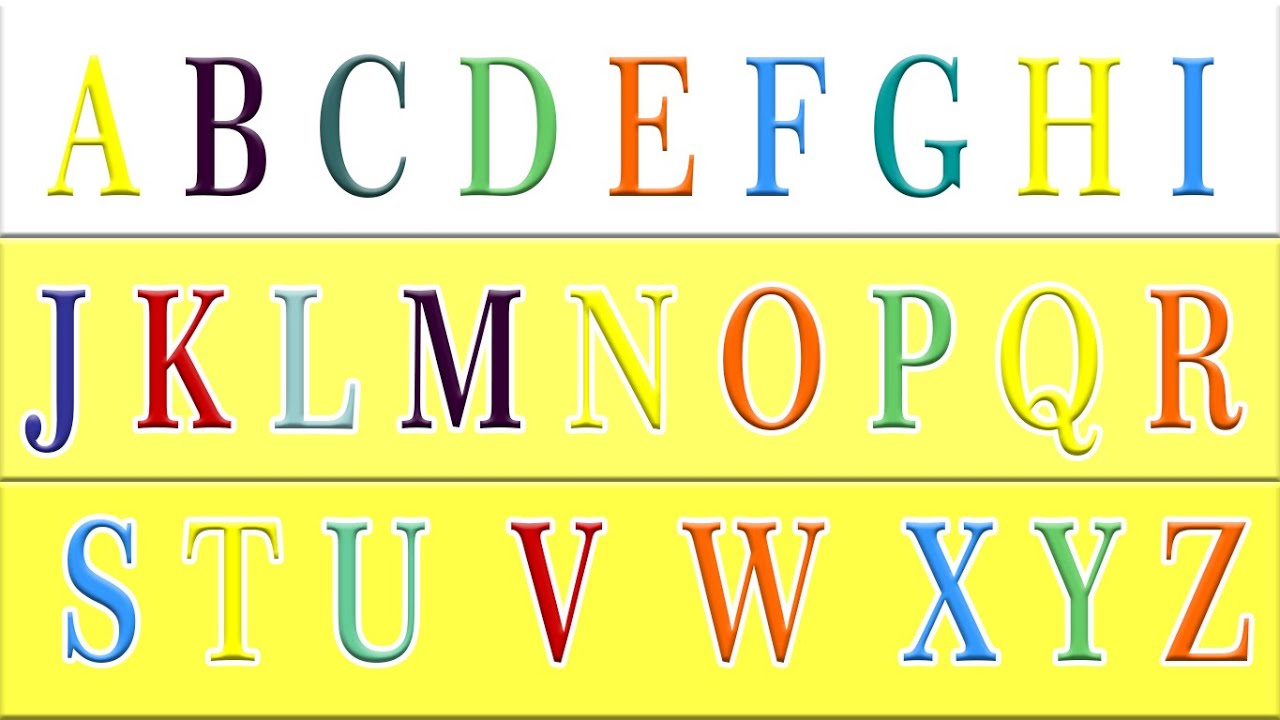 Alphabet song | ABC song | A B C D E F G H I J K L M N O P Q R S T U V ...
