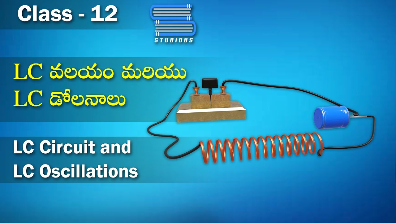 LC వలయం & LC డోలనాలు – LC Circuit & LC Oscillations | Alternating ...