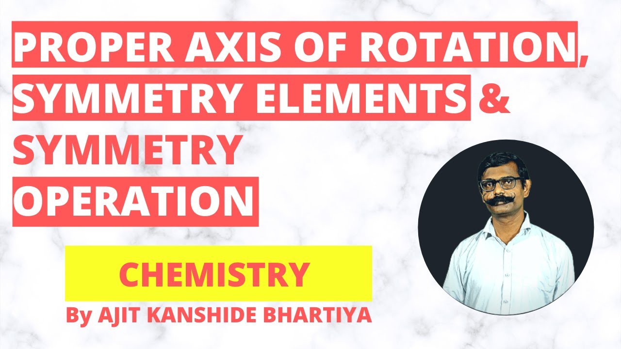Proper axis of rotation | symmetry elements and symmetry operations ...