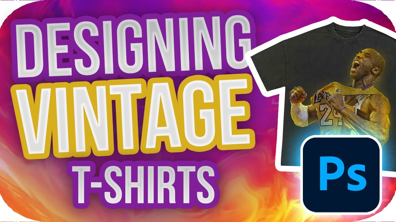 How To Design Vintage Tees In Photoshop 2023! **Part 1** - YouTube