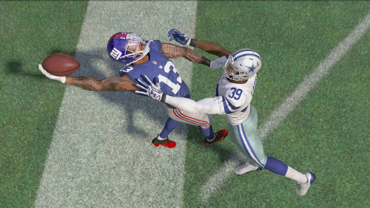 Can I Recreate the Famous Odell Beckham Jr Catch in Madden!!!??? Madden ...