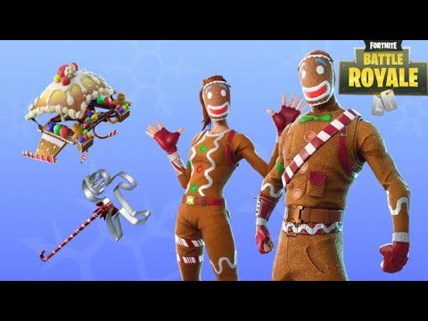 Fortnite Battle royale Gingerbread set and gameplay! (Merry Marauder ...