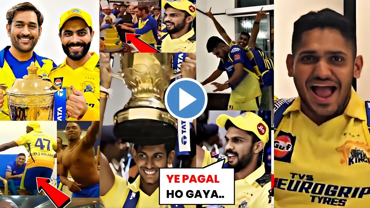Chennai Celebration After Winning Match | CSK Celebration IPL 2023 ...