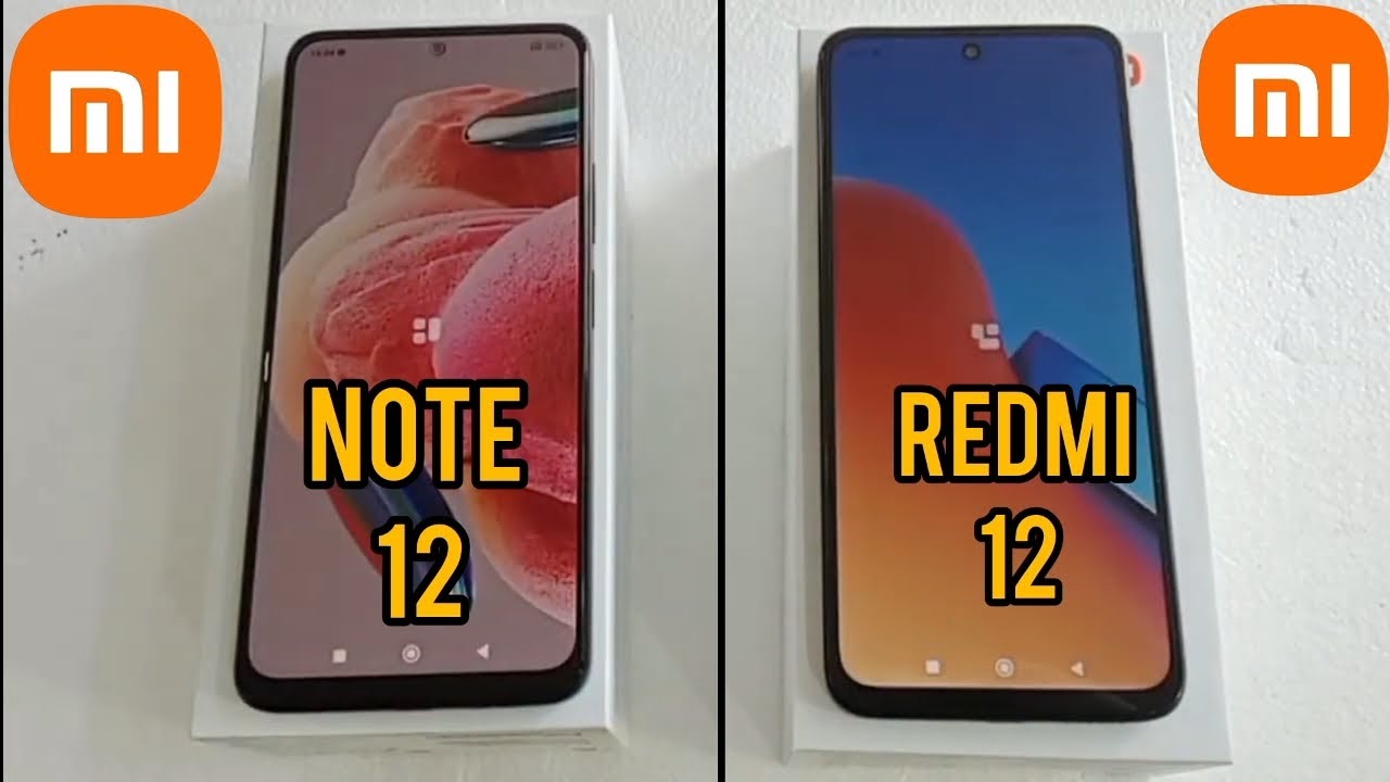 Redmi 12 vs Redmi Note 12 : speed test & comparaison - YouTube
