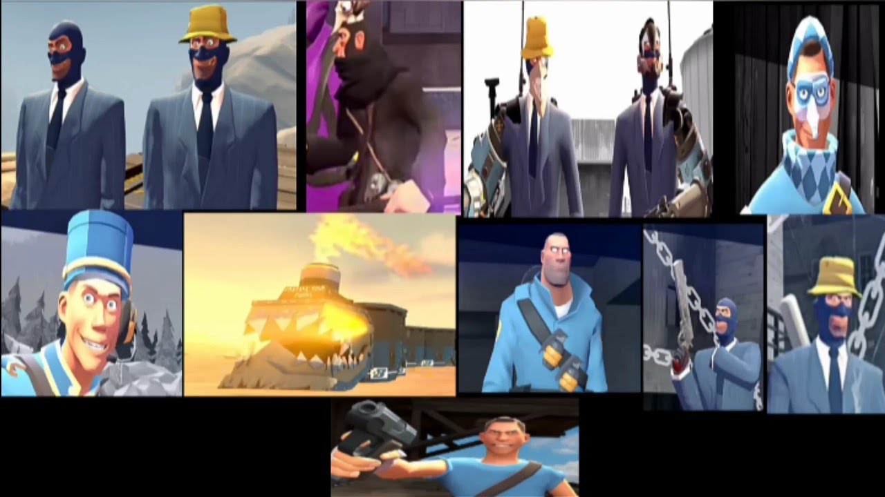 Defeats of Team Fortress 2 villains part 3 #Tf2 #STBlackST #Kostamoinen ...