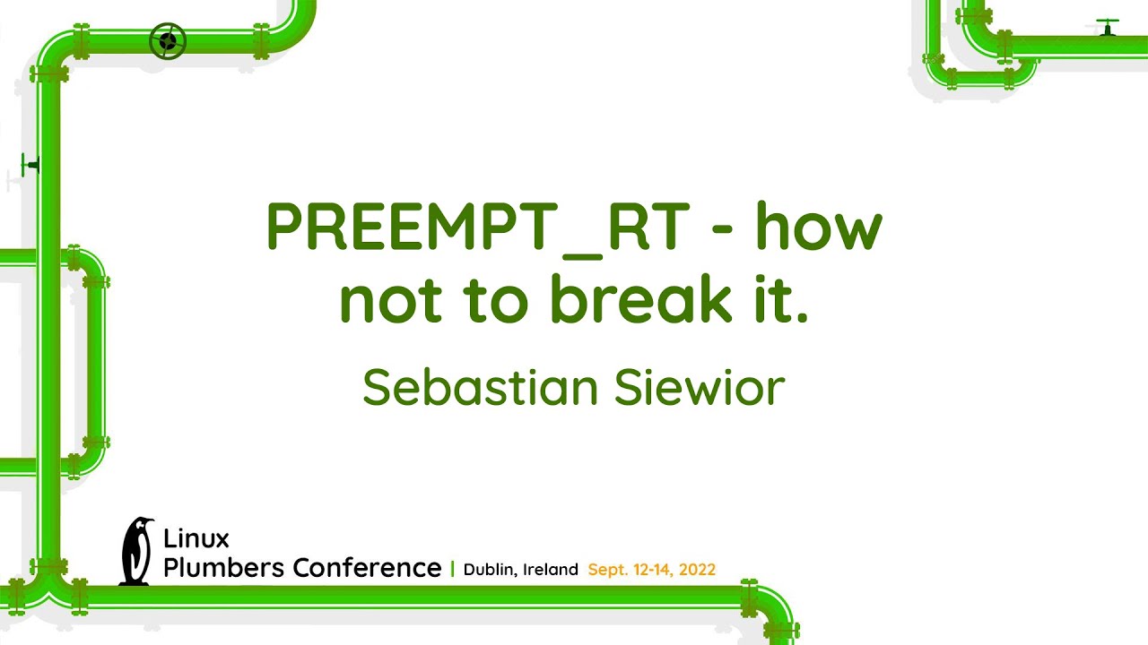 PREEMPT_RT - how not to break it. - Sebastian Siewior - YouTube