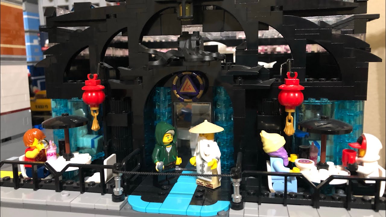Lego 2022 Completed Seafood🦞 Restaurant MOC Design - YouTube