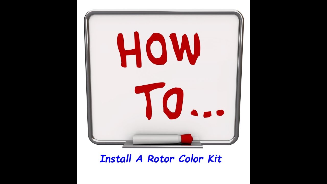 How To: Install Rotor Color Kit - YouTube