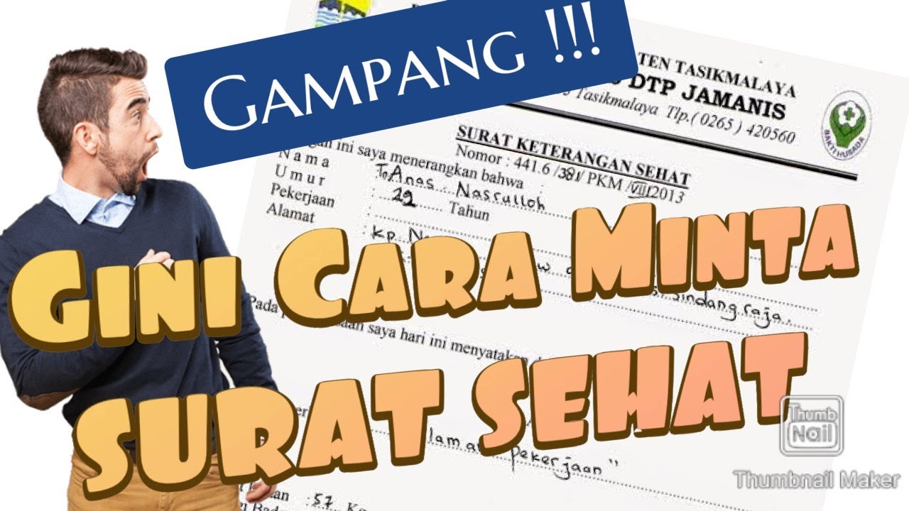 Cara Minta Surat Keterangan Sehat di Era New Normal - YouTube