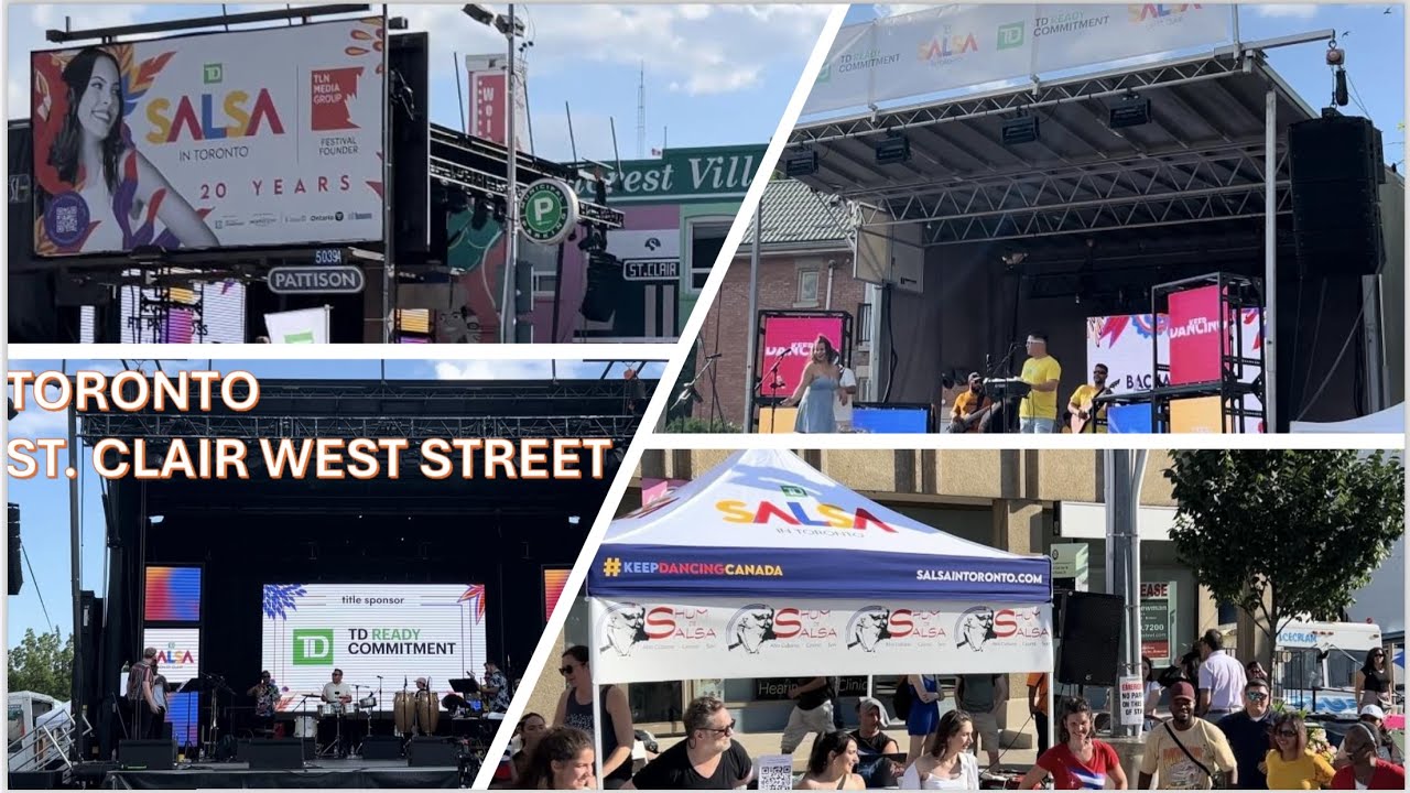 Toronto St. Clair West Street Walking Tour - Salsa in Toronto Festival ...