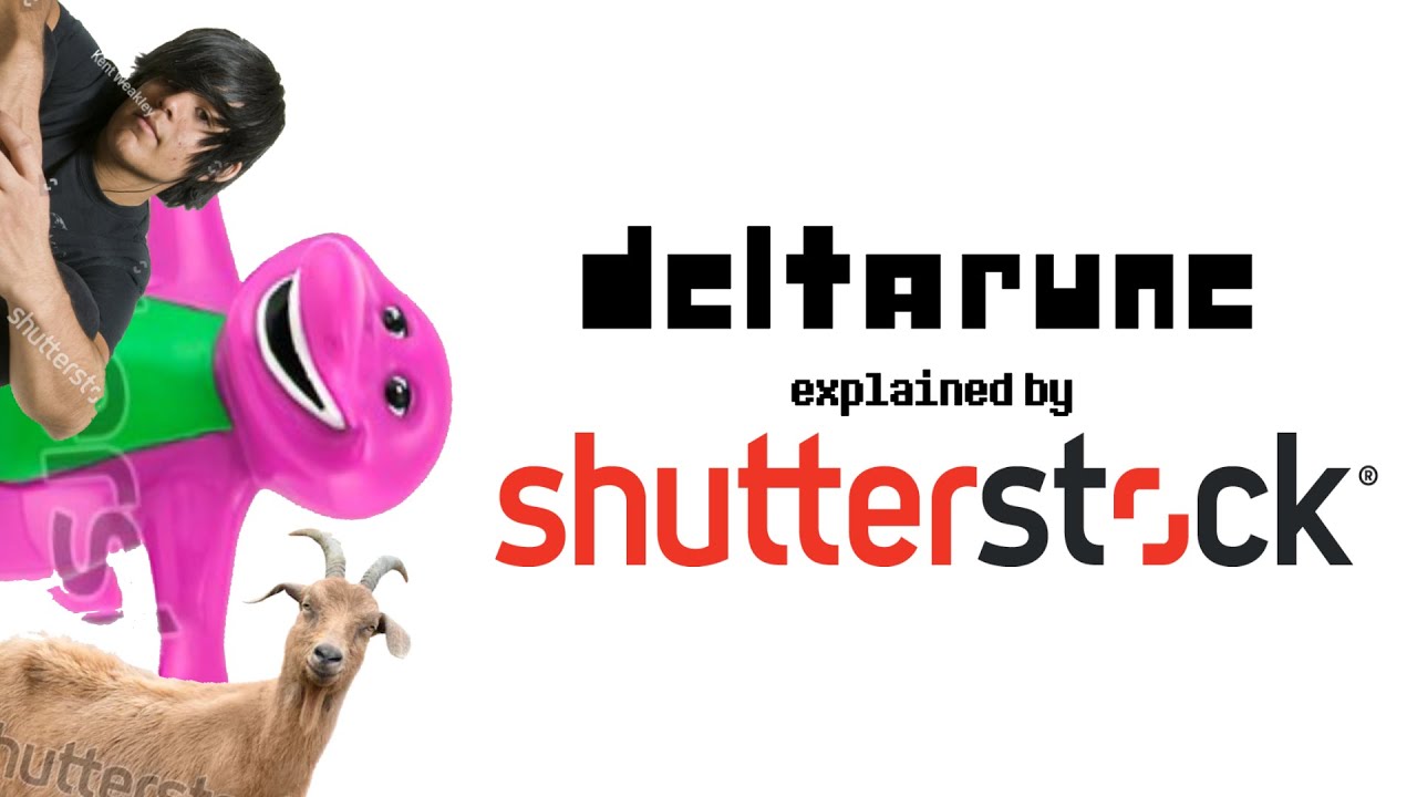 Deltarune lore explained by stock photos - YouTube