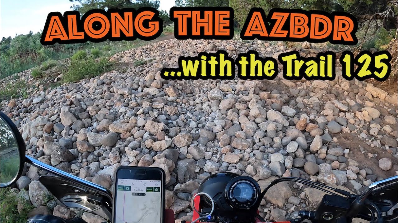 An "Expert Segment" of the AZBDR on the Honda Trail 125 - YouTube