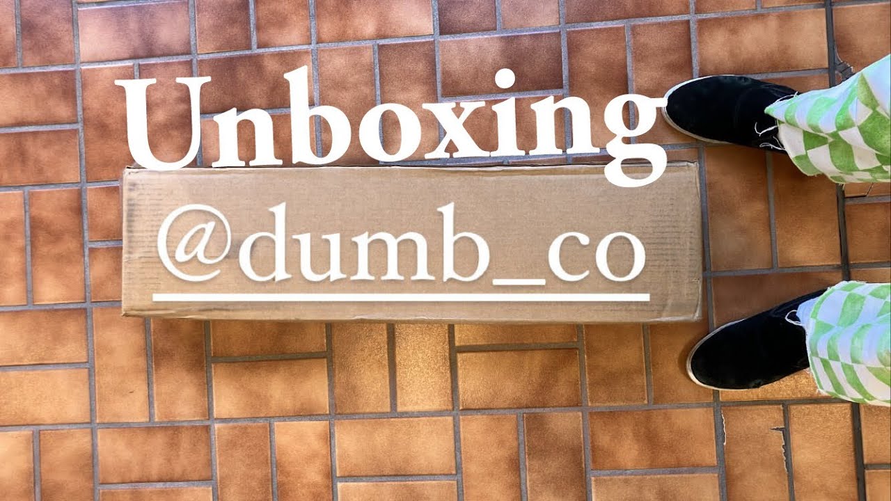 Unboxing @dumb_co - YouTube