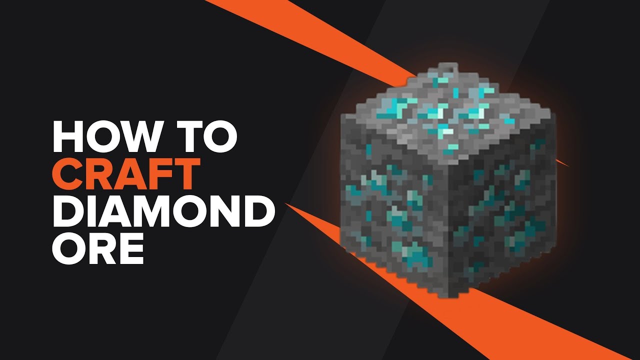 How To Make Diamond Ore In Minecraft YouTube