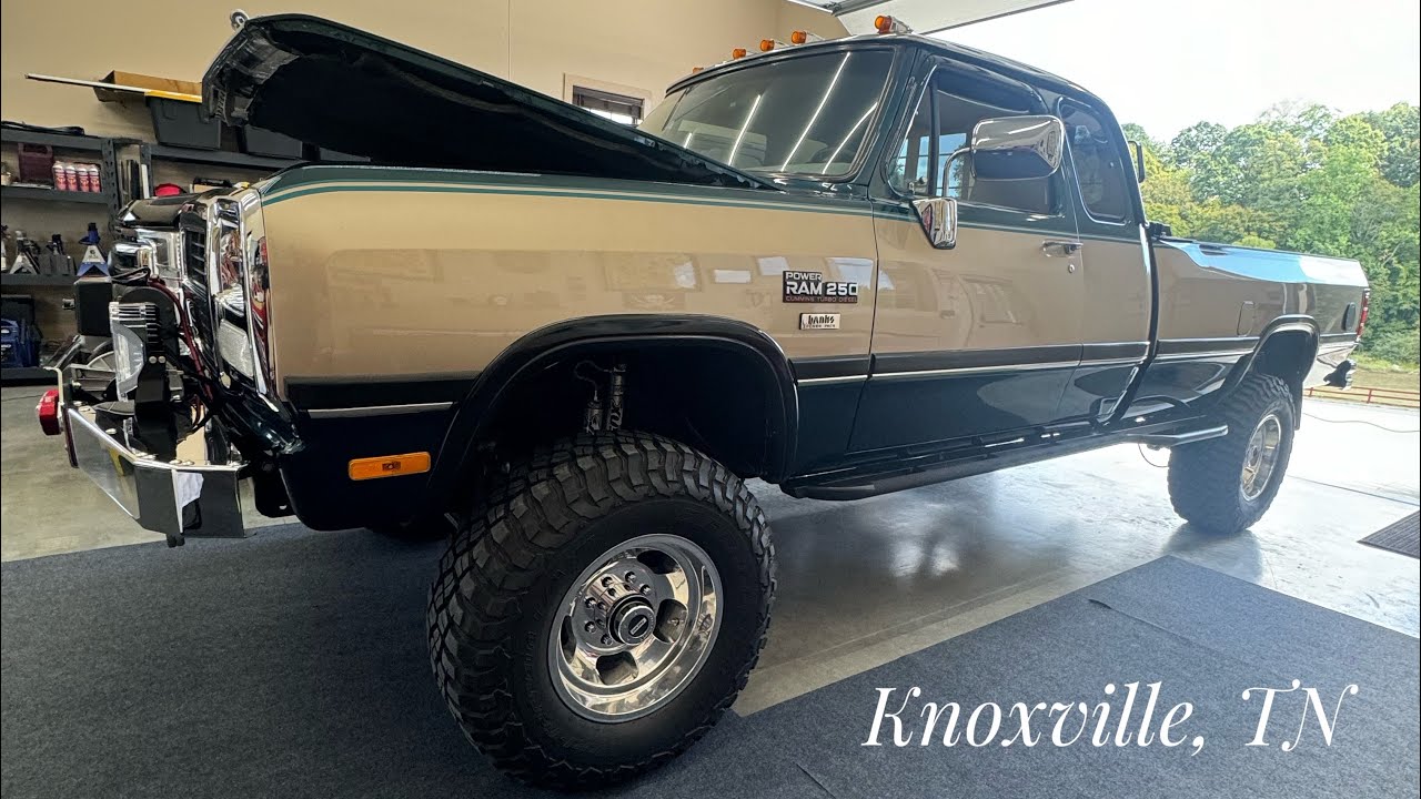 Fully Restored 1st Gen CUMMINS! 1993 Club Cab W250 6 Speed 4x4 - YouTube