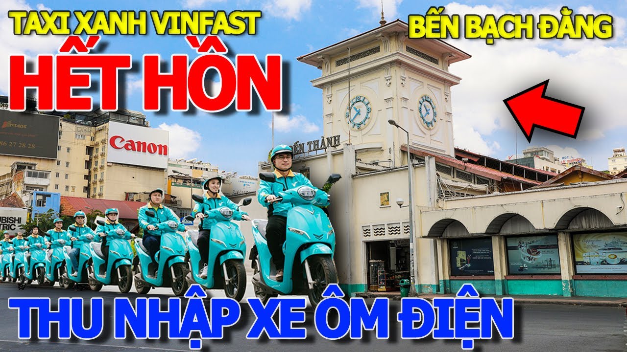 Ngỡ ngàng KHOE THU NHẬP CHẠY XE ÔM ĐIỆN VINFAST & GIÁ CUỐC BOOK XE CHỢ ...