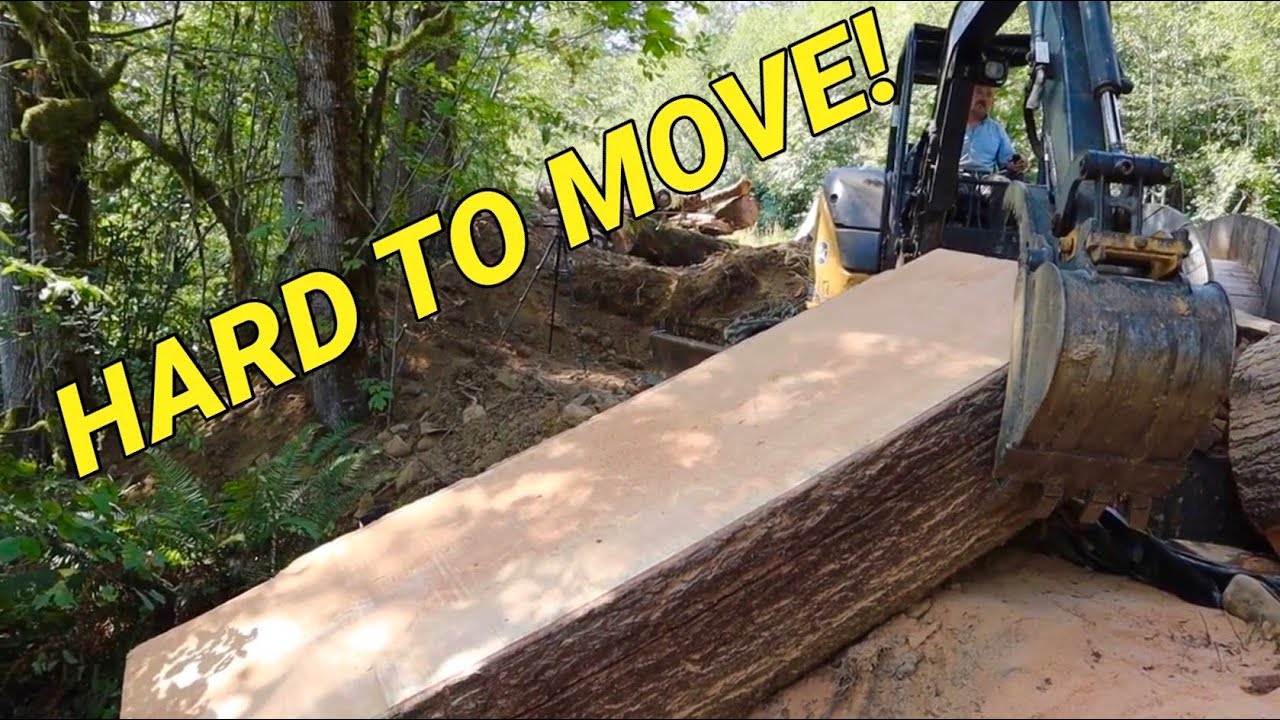 Day 1, Massive log table build. Slab and move - YouTube