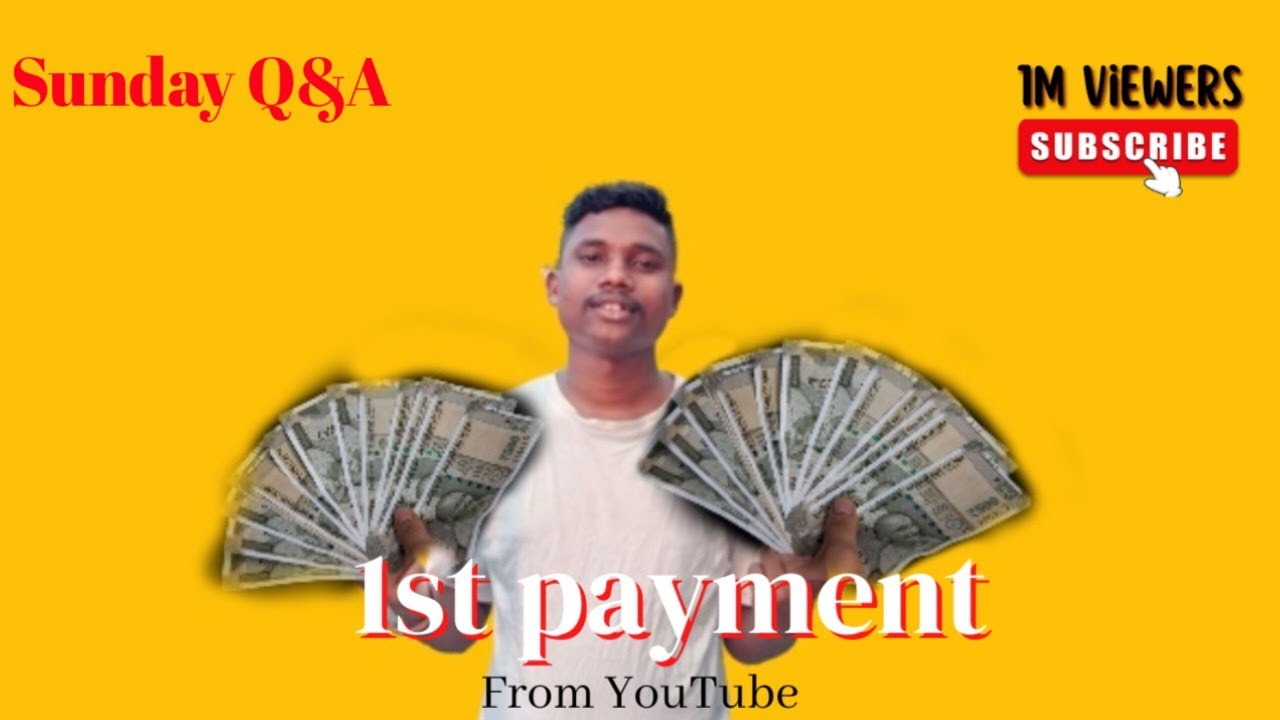 1st Payment from YouTube||Sunday Q&A - YouTube