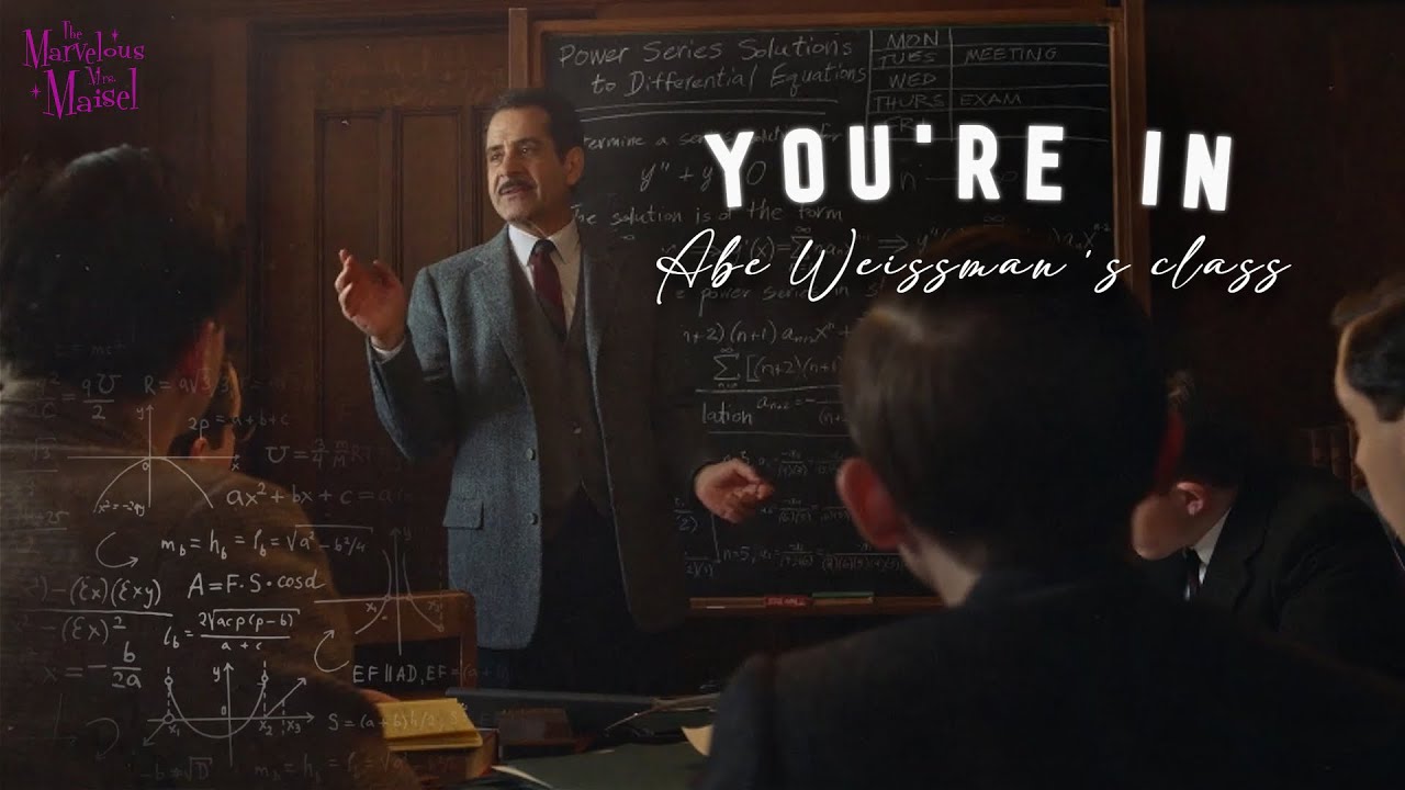 You're in Abe Weissman's class 📗| The Marvelous Mrs. Maisel 🎙️ ...