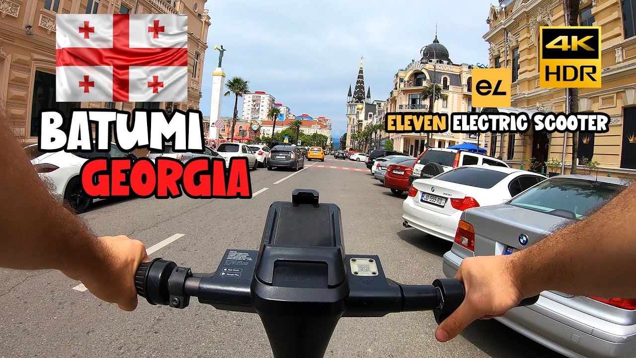 "Eleven" Electric Scooter To Rent - Batumi Georgia Ride (Environment ...