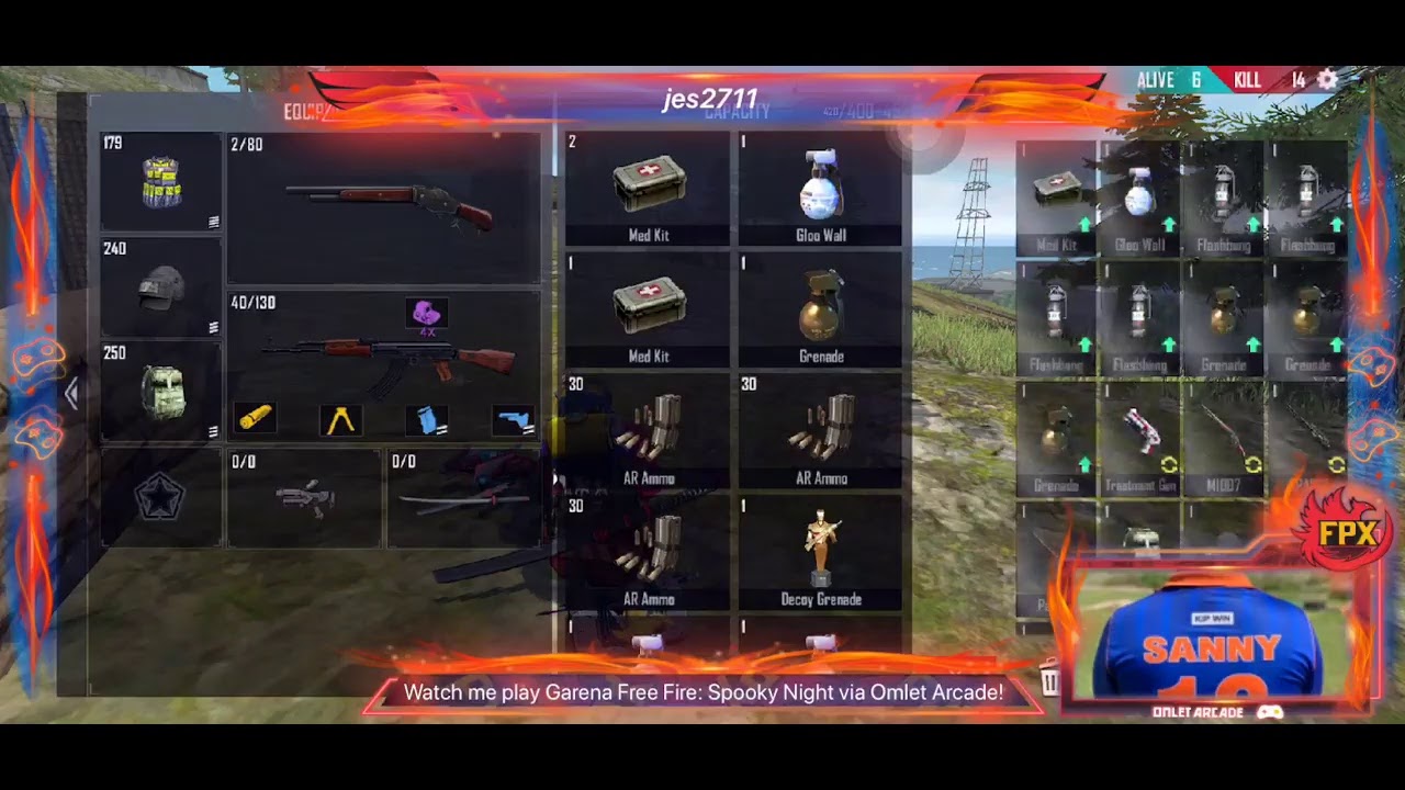 Watch me play Garena Free Fire: Spooky Night via Omlet Arcade! - YouTube