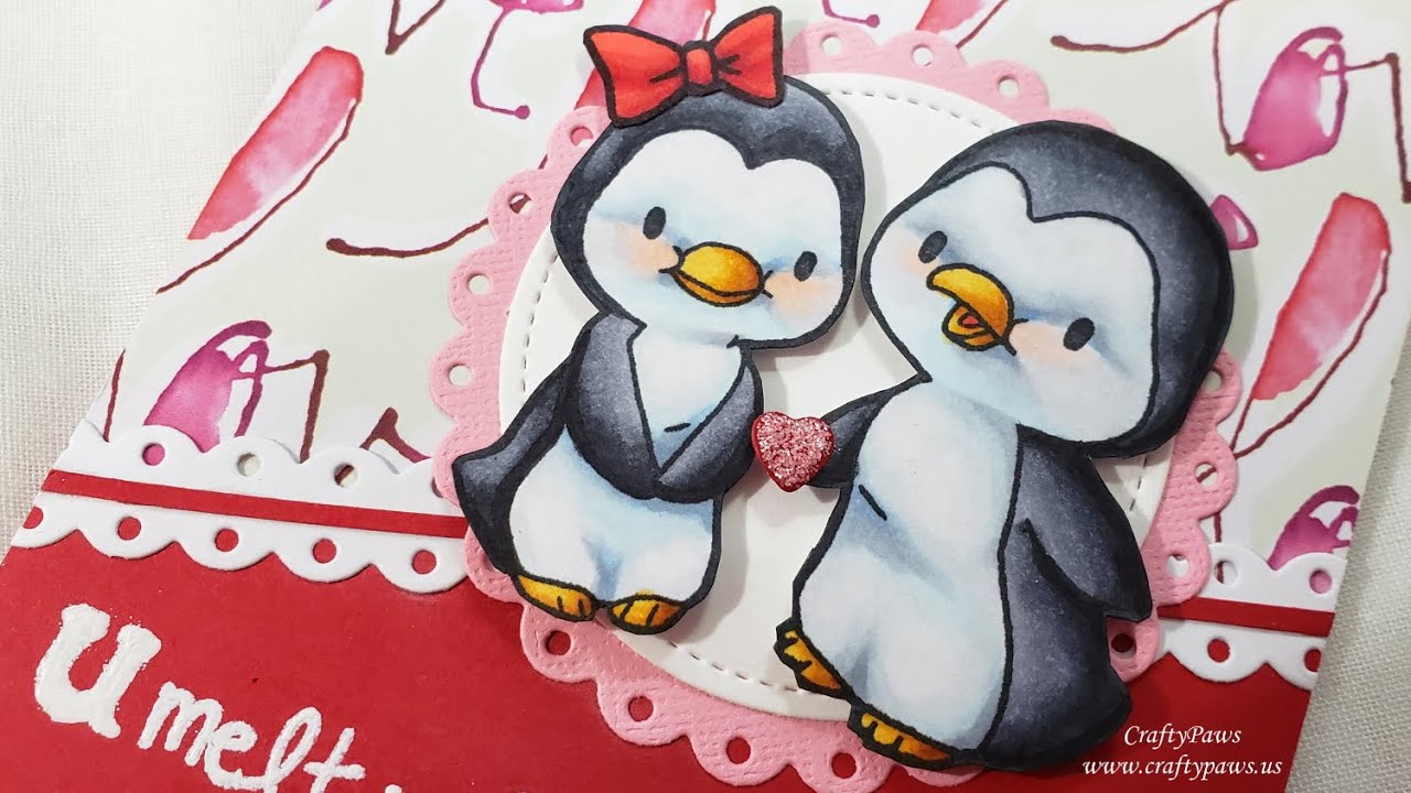 ♠ How to Copic Color "White" and "Black" to Look Cute and 3D - Penguin ...
