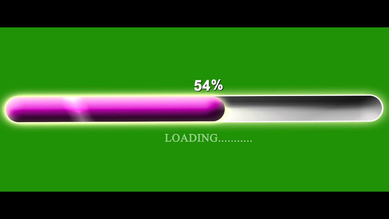 !Loading Bar green screen - YouTube