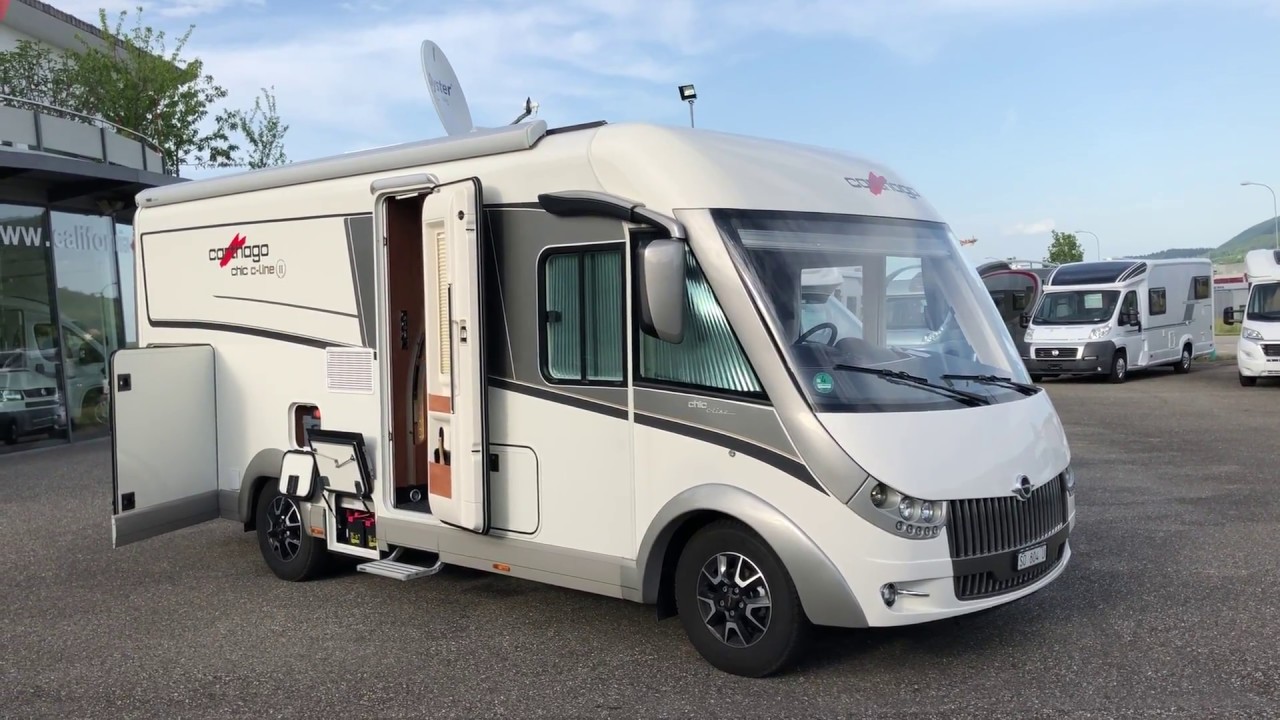 Carthago chic c-Line (II) 3.5T neuwertig mit Hubbett - YouTube