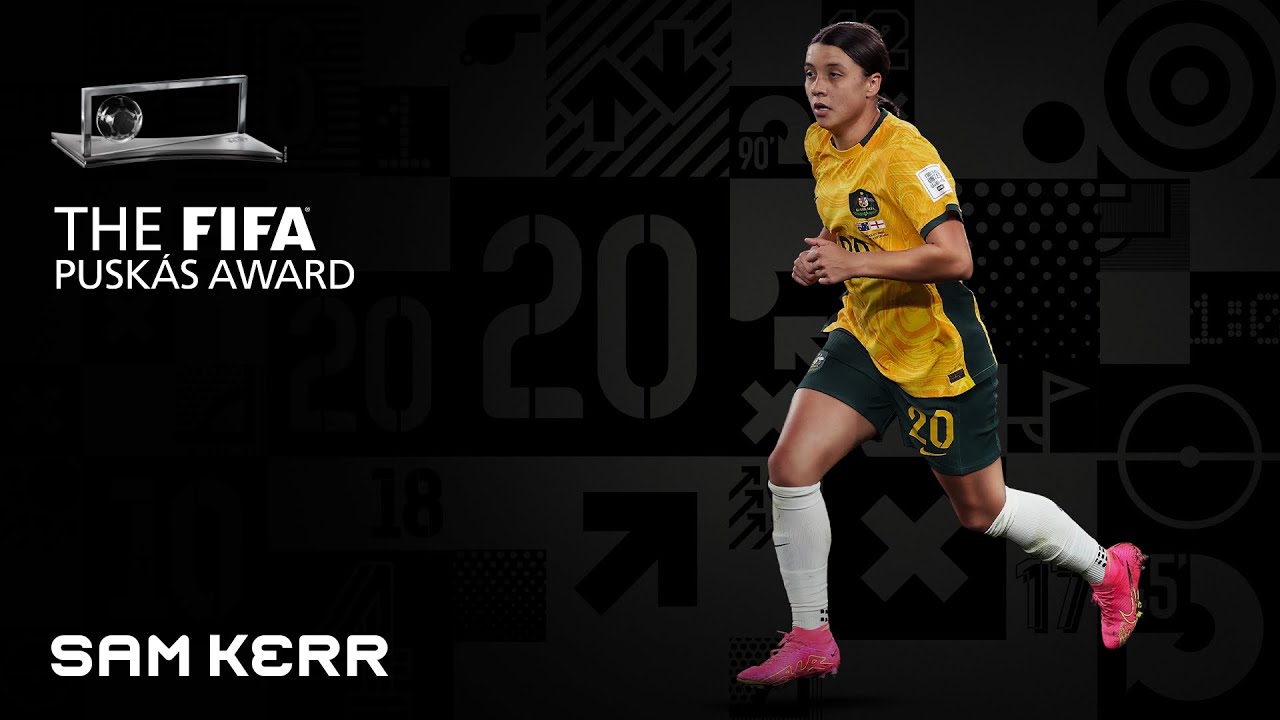 Sam Kerr | Australia v England | FIFA Puskas Award 2023 Nominee - YouTube