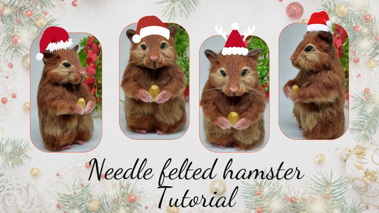 Needle felting hamster /Needle felting mouse /Hamster needle felting ...