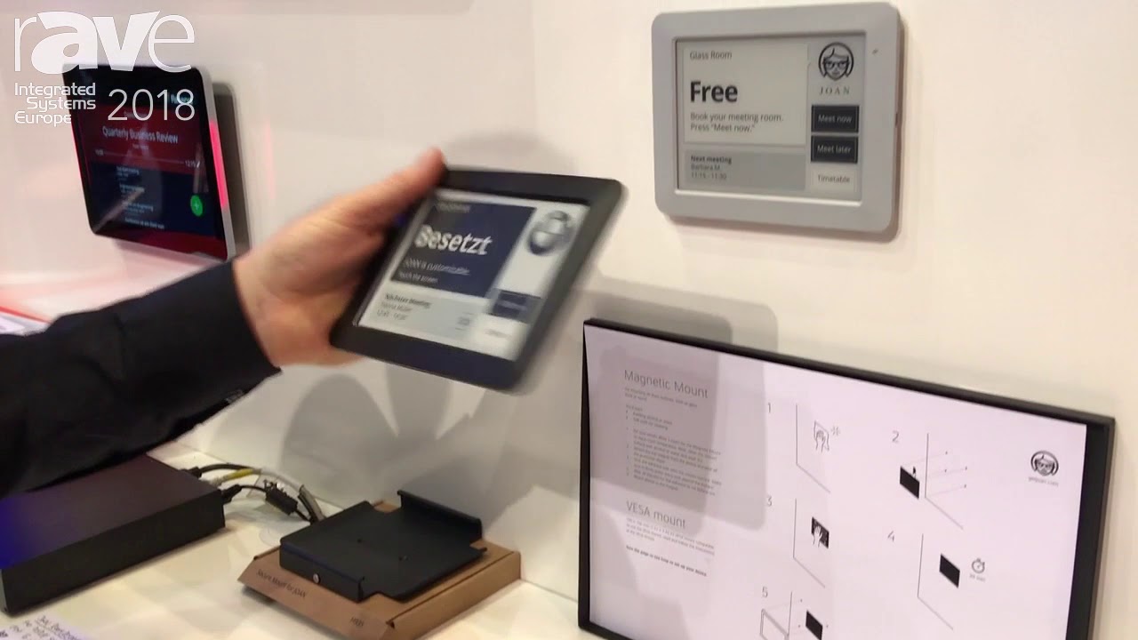 ISE 2018: COMM-TEC Showcases Joan Room Reservation System - YouTube