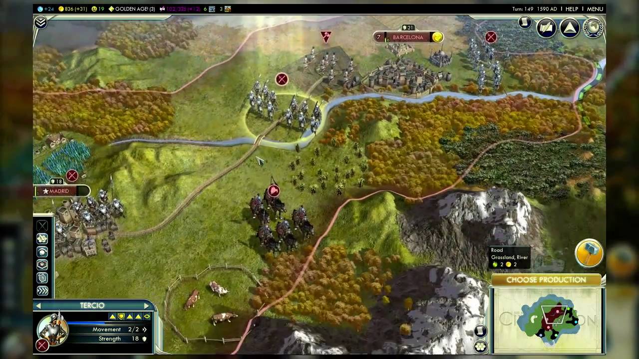 Civilization V: DLC Double Civ Pack Spain and Inca - YouTube