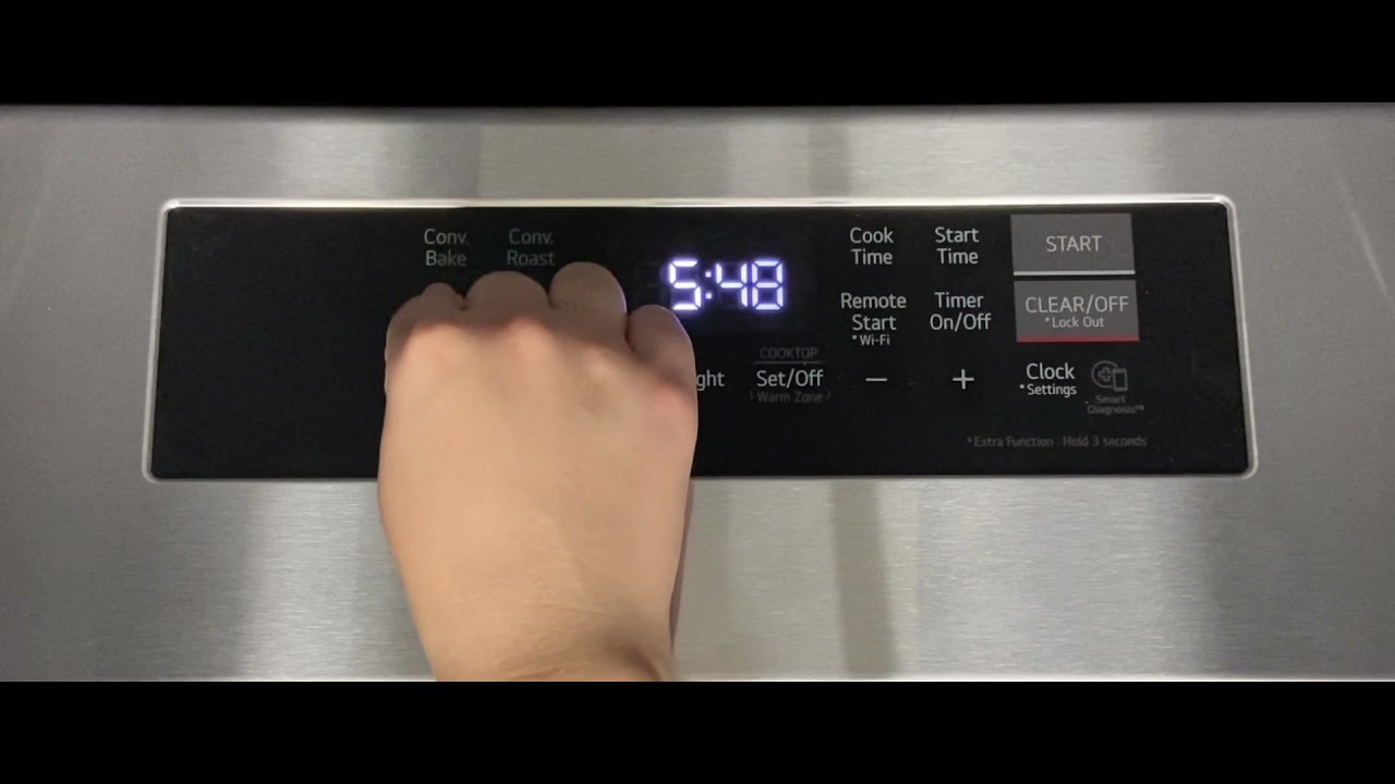 Sabbath Mode (Sb message) on LG Range - YouTube