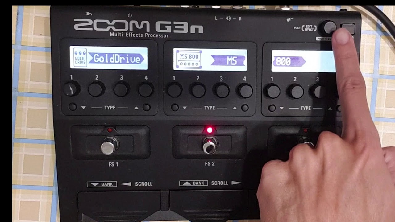 初心者適用 ZOOM G3N G3NX G5N 現場演出音色設定 手把手練習「第二集」 - YouTube