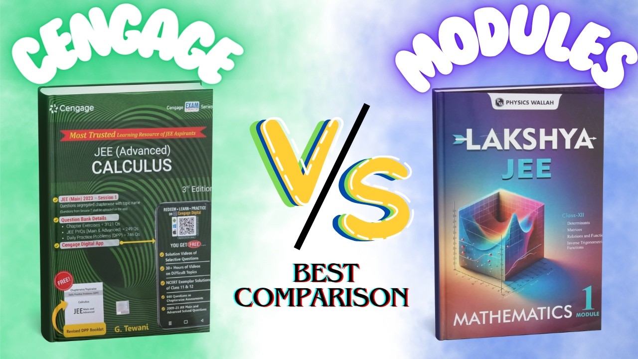 Cengage Maths Book Set |VS| PW Maths Modules - YouTube