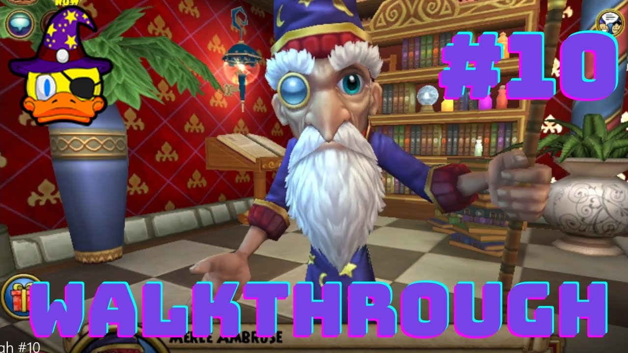 Wizard101 Solo Fire Walkthrough: Panic in Three Streets! #10 - YouTube