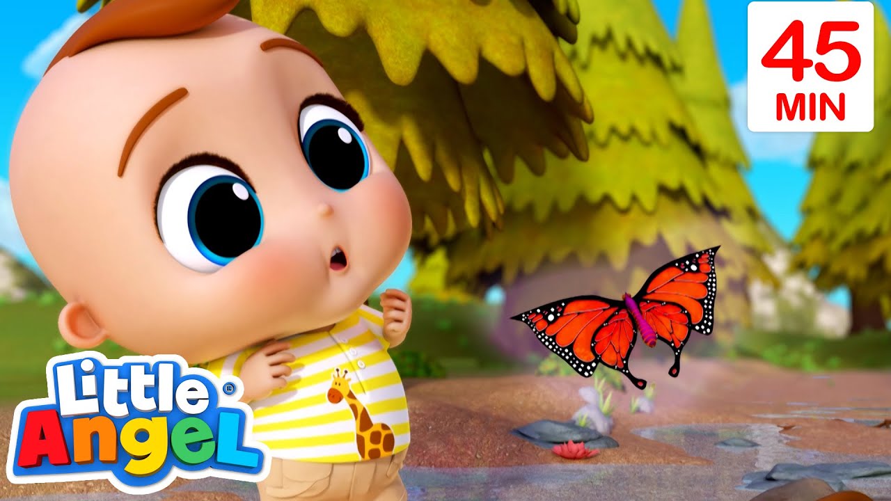 The Great Outdoor Trip + 45 mins | Little Angel | Life at Sea | Kids ...